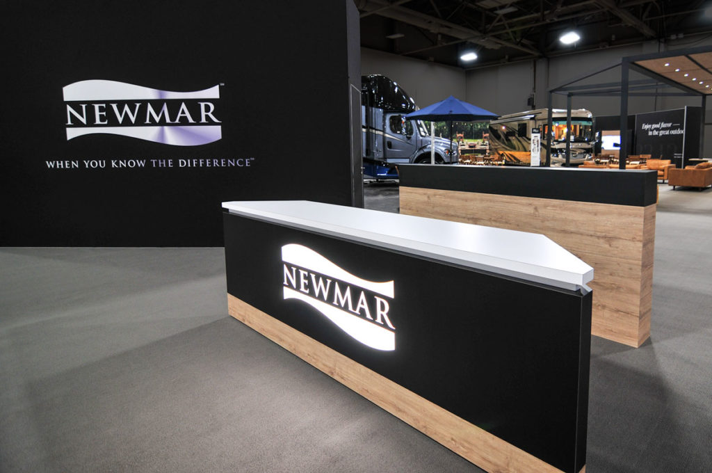 Newmar Extra Large Trade Show Display for RVX 2019 | IGE Group